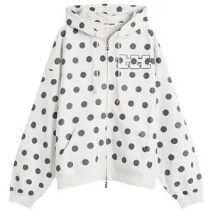 TTT MSW Dot Logo Zip Hoodie - Grey