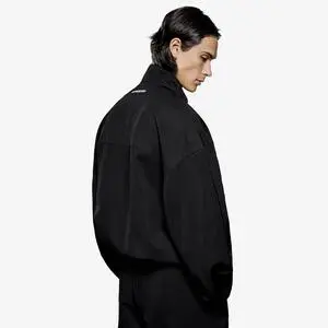 MKI MIYUKI ZOKU Viscose Linen Track Jacket - Black