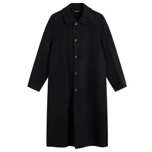 PERCIVAL Double Faced Wool Overcoat