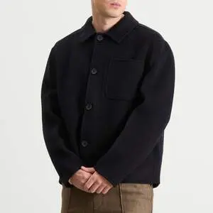 PERCIVAL Double Faced Wool Overshirt