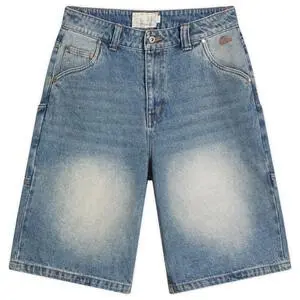 DIME Classic Denim Shorts - Sandblasted Indigo