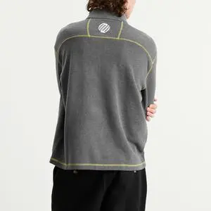 METALWOOD STUDIO Contrast Stitch Quarter Zip Sweatshirt