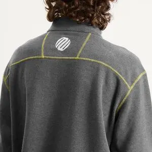 METALWOOD STUDIO Contrast Stitch Quarter Zip Sweatshirt