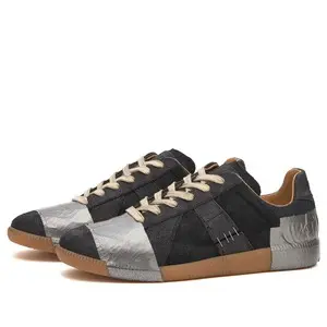 MAISON MARGIELA Repaired Replica Sneaker - Black/silver