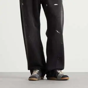 MAISON MARGIELA Repaired Replica Sneaker - Black/silver