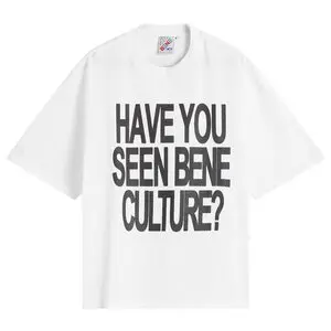 BENE CULTURE Have You Seen T-shirt - White