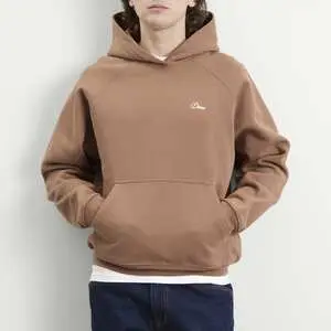 DIME Cursive Logo Hoodie - Sepia