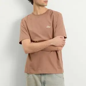DIME Cursive Logo T-shirt - Sepia