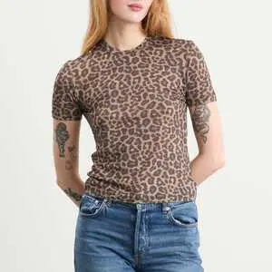 ANINE BING Sylvie T-shirt - Leopard