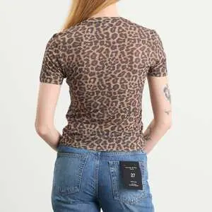 ANINE BING Sylvie T-shirt - Leopard
