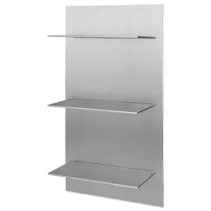 FERM LIVING Lager Wall Shelf Triple Small - Aluminium