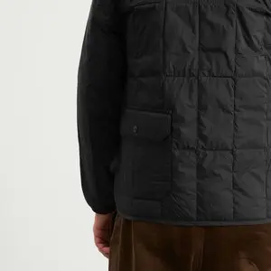 Taion Work Crew Neck Down Jacket - Black