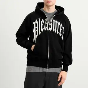 PLEASURES Twitch Zip Hoodie - Black
