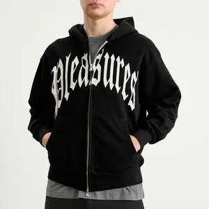 PLEASURES Twitch Zip Hoodie - Black