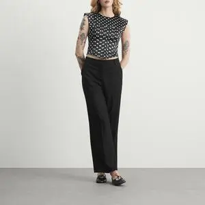 GANNI Corset Top - Black