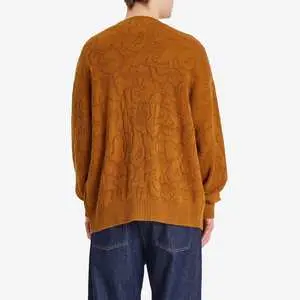 A BATHING APE Solid Camo Jacquard One Point Cardigan
