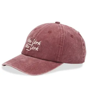 CORRIDOR Script New York Cap - Burgundy