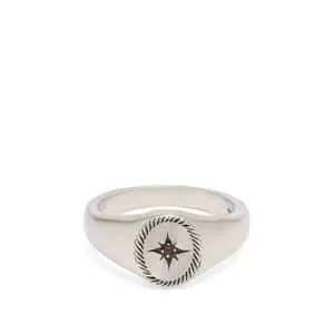 SERGE DENIMES Orb Envy Sterling Ring - Silver