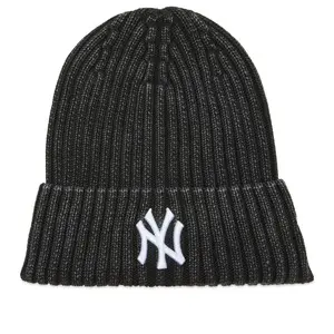 New Era New York Yankees Washed Beanie - Black