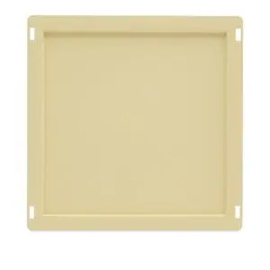 HAY Medium Square/cube Recycled Crate Lid - Light Yellow