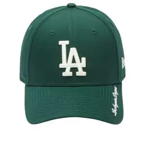 New Era La Dodgers Visor Script 9forty Cap