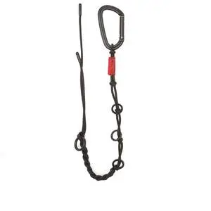 TOPOLOGIE Braided Keychain - Black