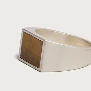 SERGE DENIMES Dusk Ring With Tiger's Eye