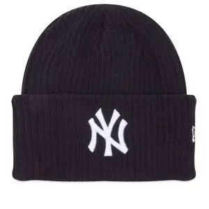 New Era New York Yankees Wide Cuff Beanie - Navy