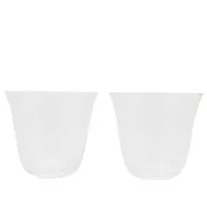 HAY Curve Tumbler Glass Set Of 2 - Clear