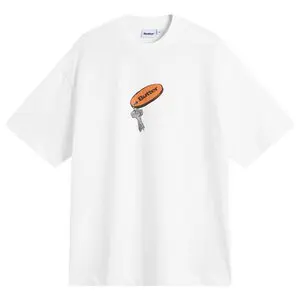 BUTTER GOODS Key Chain T-shirt - White
