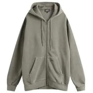 STAN RAY Patch Zip Hoodie - Washed Black