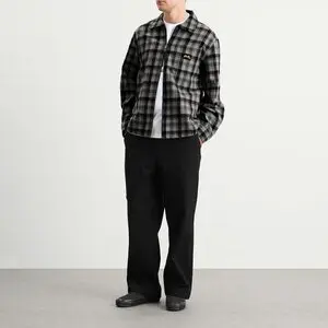 STAN RAY Zip Shirt - Charcoal Plaid