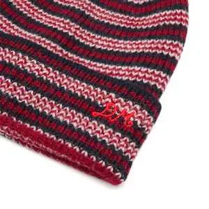 DAMSON MADDER Striped Wool Beanie