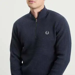 Fred Perry Waffle Zip Jumper