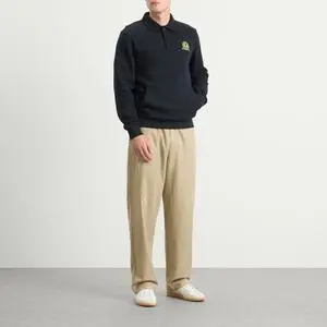 Fred Perry Tennis Badge Collared Sweatshirt