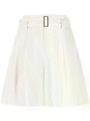 FORME D'EXPRESSION Belted Flared Shorts