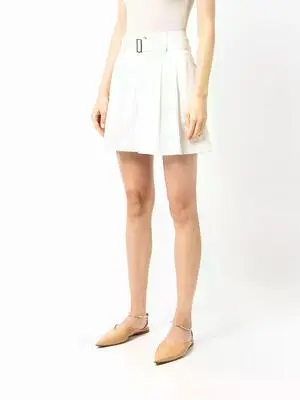 FORME D'EXPRESSION Belted Flared Shorts