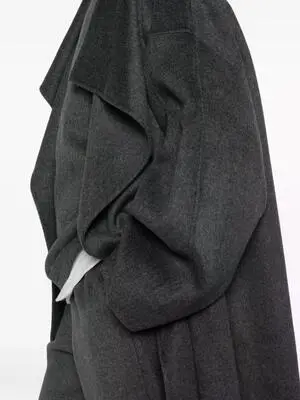 THE FRANKIE SHOP Collarless Wrap Coat