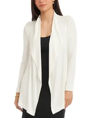 Karen Kane Ribbed Front Draped Cardigan
