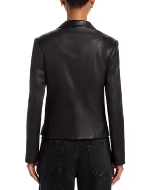 FRAME The Leather Smart Blazer