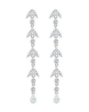 MEIRA T 14k Gold Diamond Arrow Drop Earrings