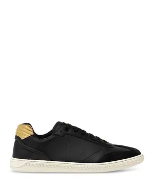 Versace Leather Sneakers - Black