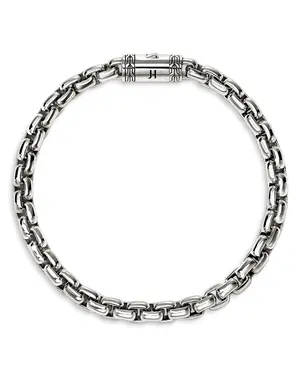 John Hardy Sterling Box Chain Bracelet - Silver