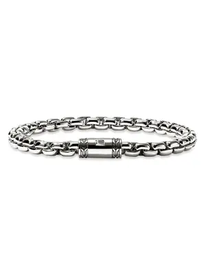 John Hardy Sterling Box Chain Bracelet - Silver