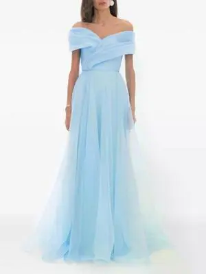 ANA RADU Off-shoulder Flared Gown