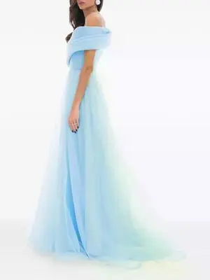 ANA RADU Off-shoulder Flared Gown