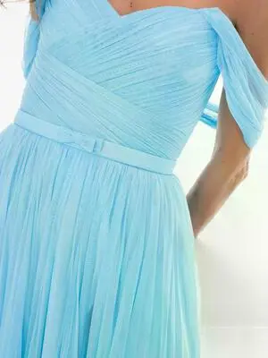 ANA RADU Off-shoulder Tulle Dress