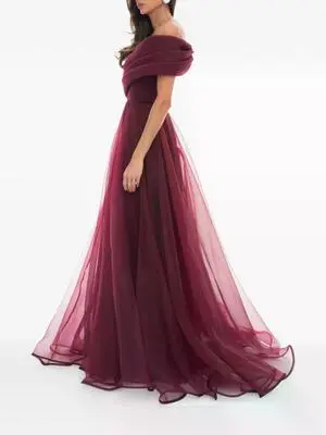 ANA RADU Off-shoulder Draped Gown