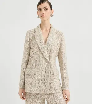 Brunello Cucinelli Mohair-silk-linen-blend Blazer