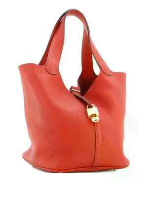 Hermès Picotin Lock Bag Clemence Mm - Red